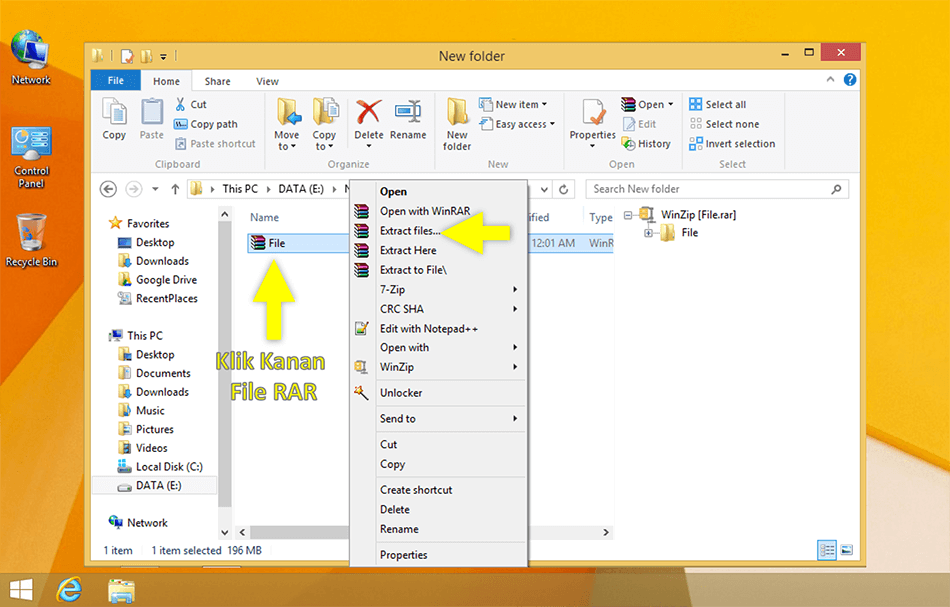 Cara Buka Rar Di Laptop ITugas