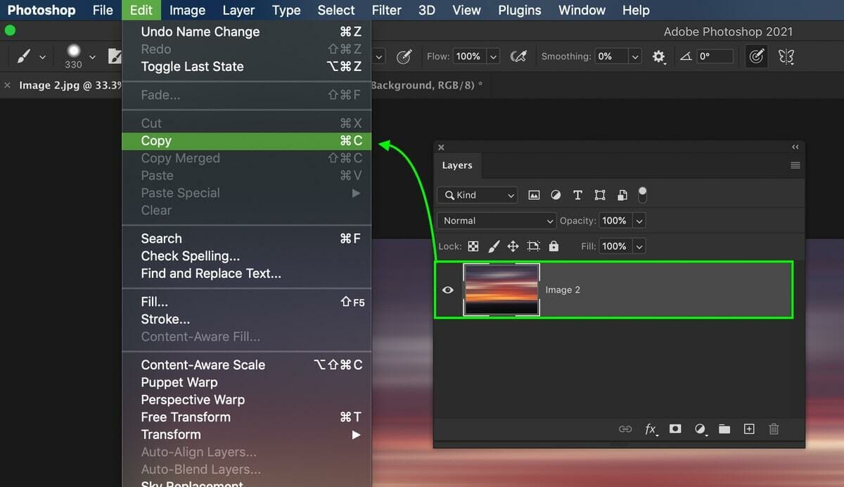 Cara Memasukkan Gambar Di Selection Photosop AsriPortal